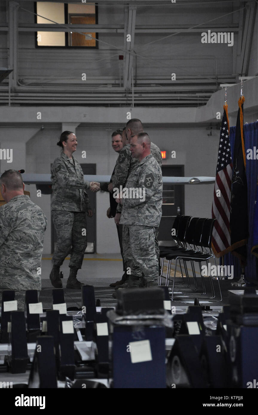 US military at Reaper drone training seminar Stock Photo - Alamy