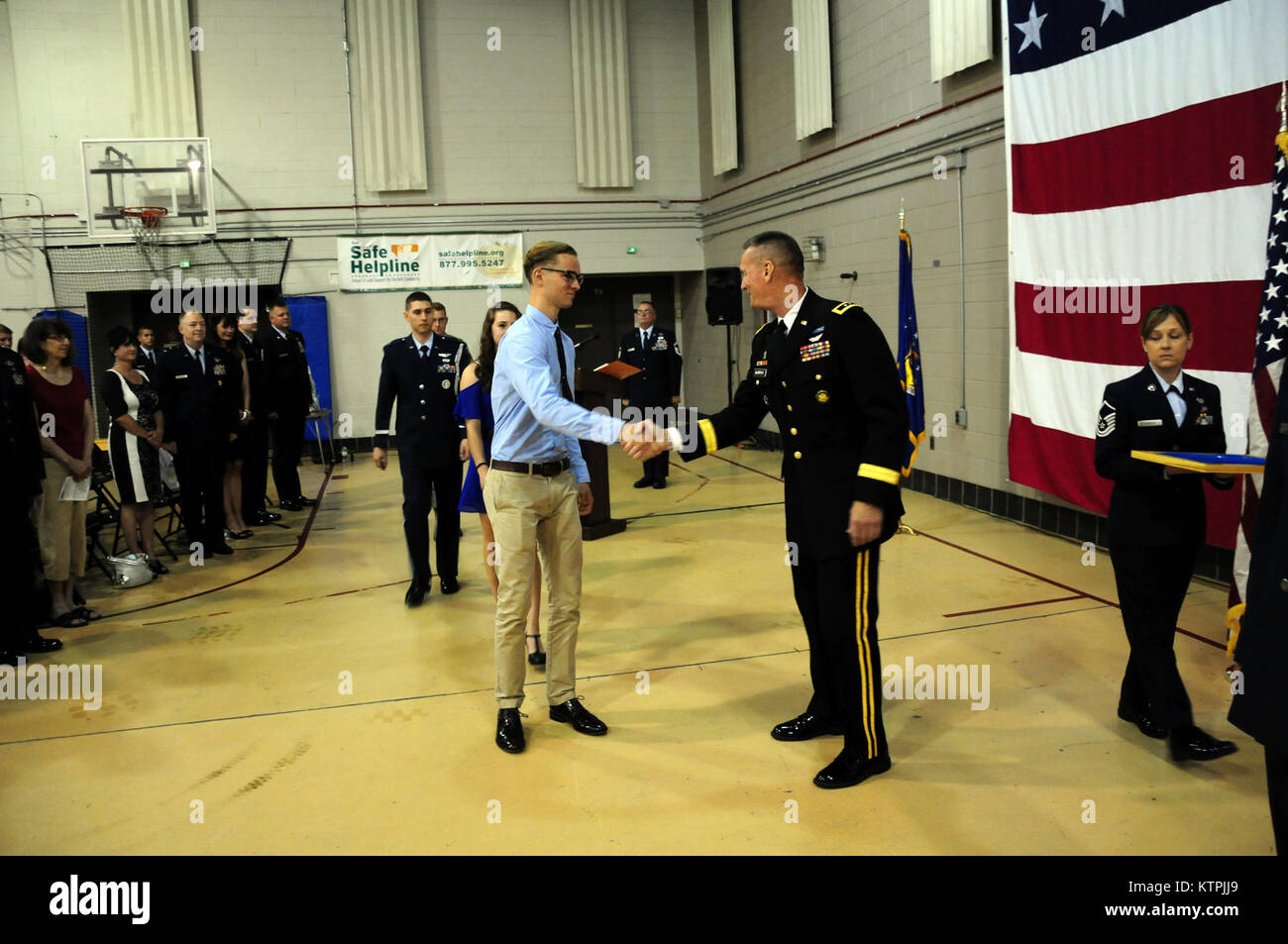 US military medal ceremony Stock Photo - Alamy