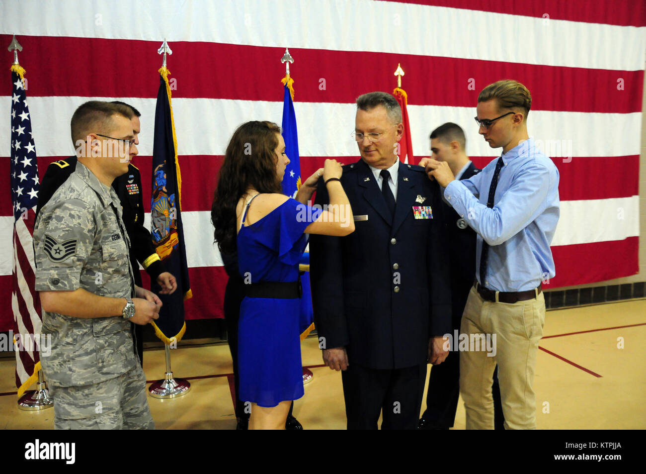 US military medal ceremony Stock Photo - Alamy