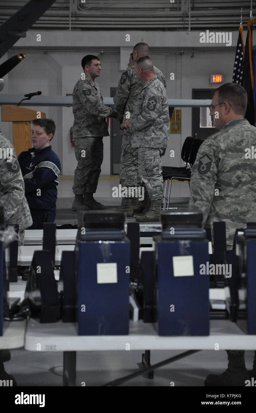 US military at Reaper drone training seminar Stock Photo - Alamy