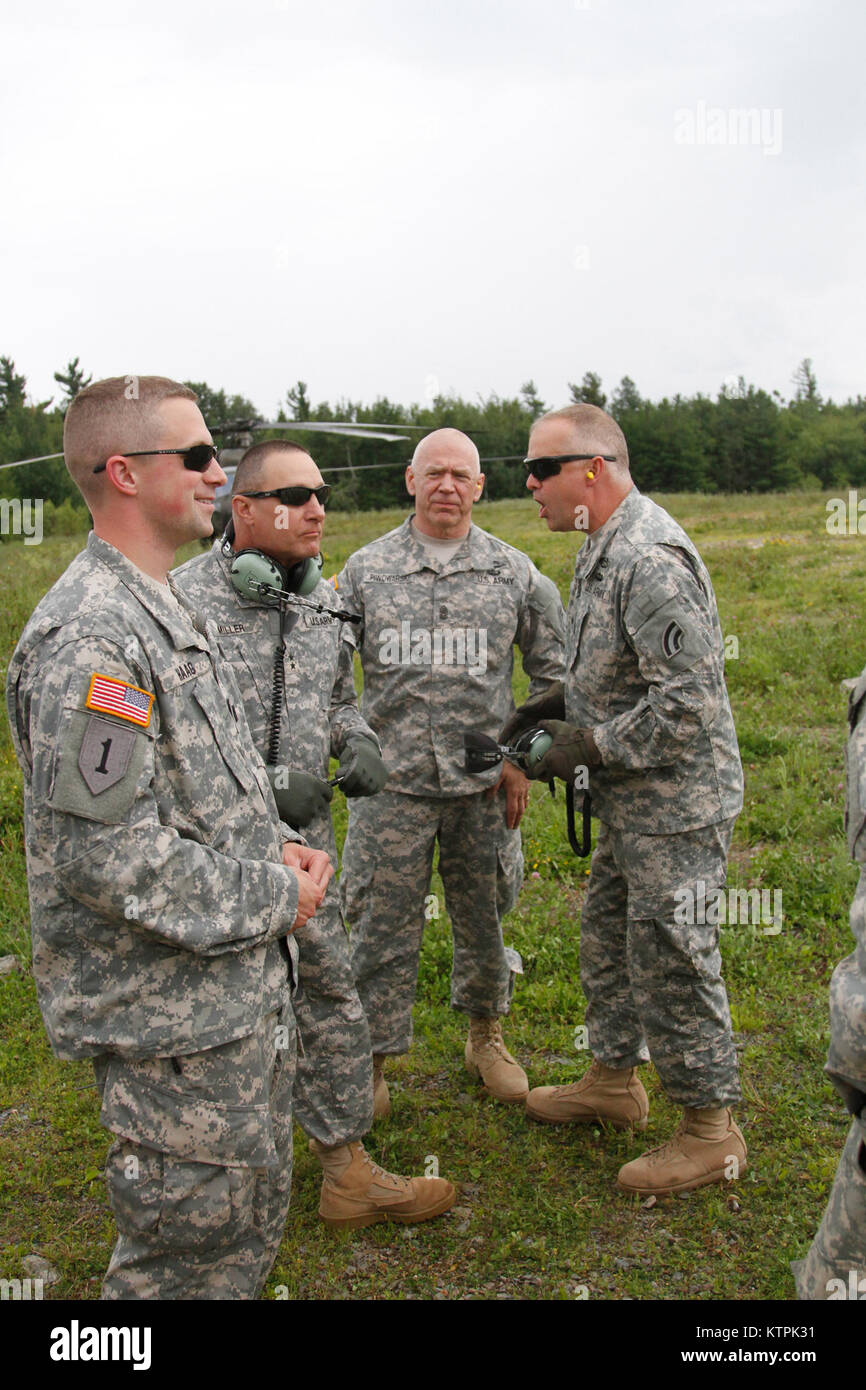 During a visit to Fort Drum Friday, July 17, 2015, 42nd Infantry ...
