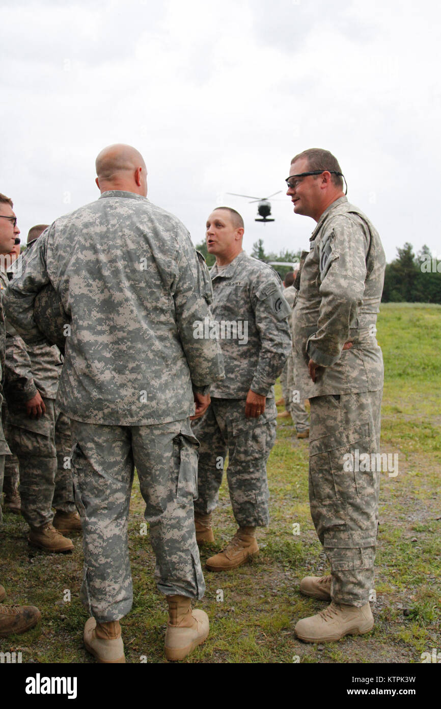 During a visit to Fort Drum Friday, July 17, 2015, 42nd Infantry ...