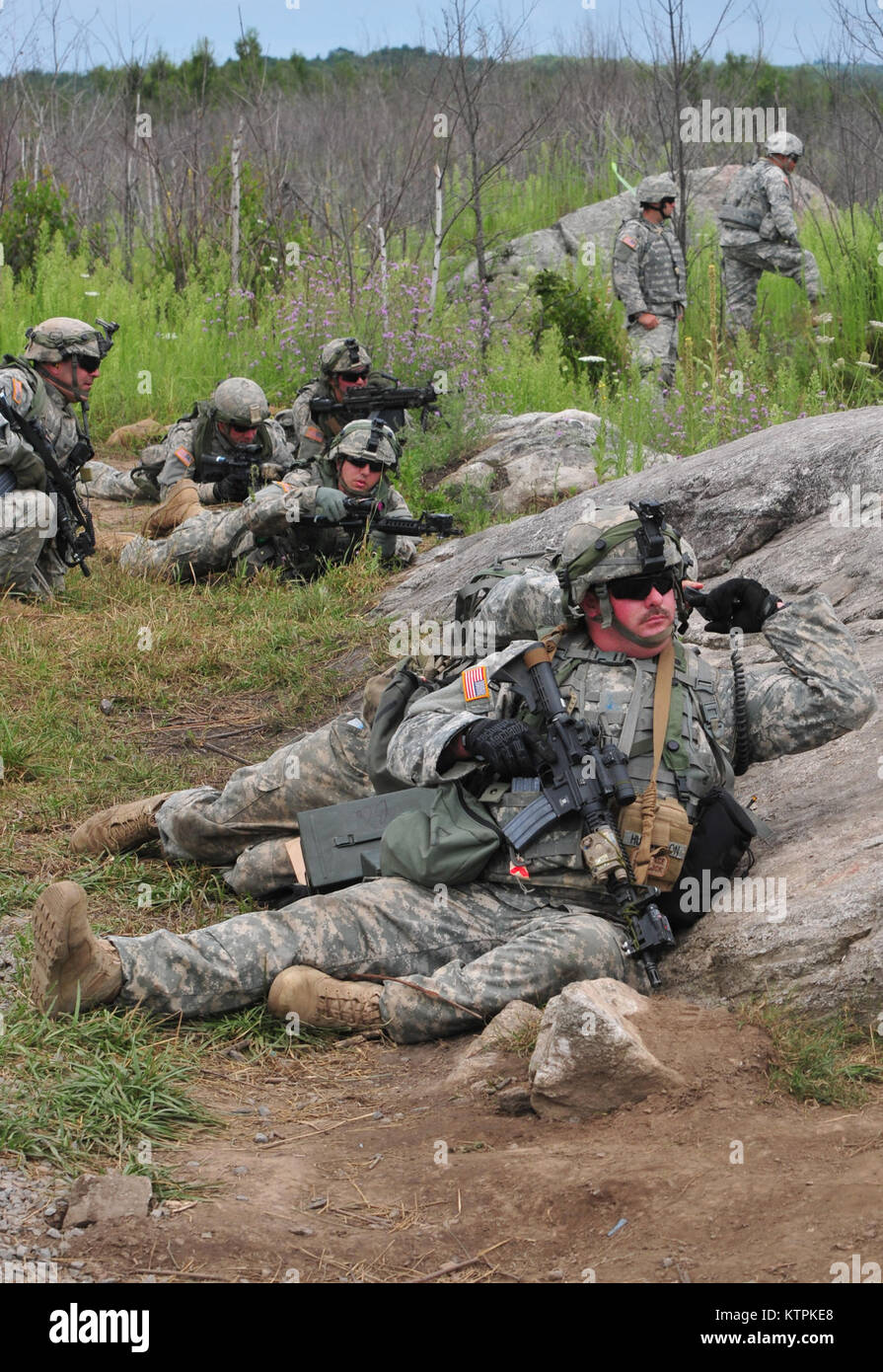 FORT DRUM, N.Y. – Soldiers from 1st Battalion, 182nd Infantry Regiment ...