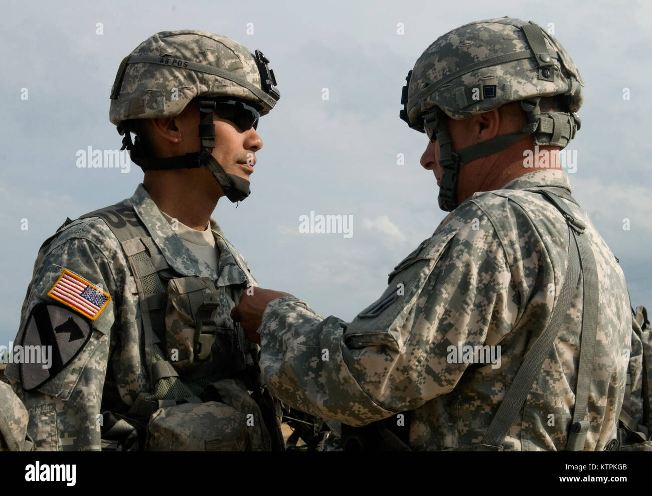 FORT DRUM, N.Y. – Command Sgt. Maj. Arnold Reyes, the outgoing 1st ...