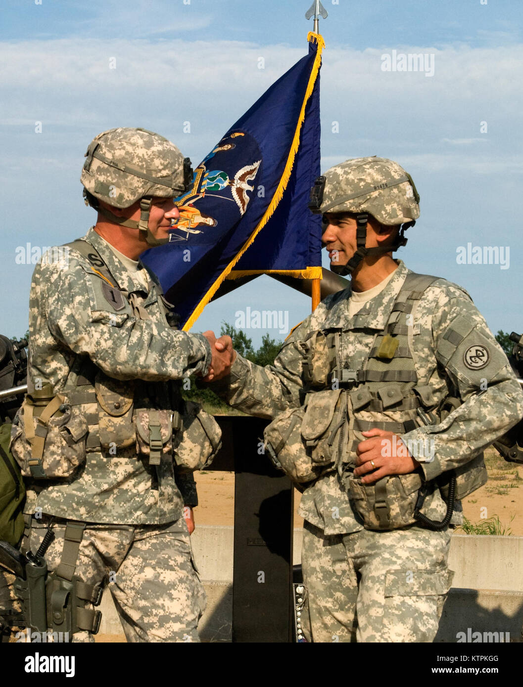 FORT DRUM, N.Y. – Lt. Col. David Feeley, commander of 1st Battalion ...