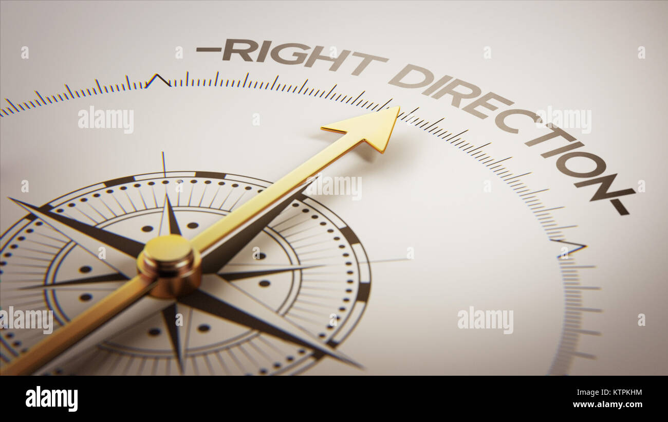 High Resolution Right Direction Concept Stock Photo - Alamy