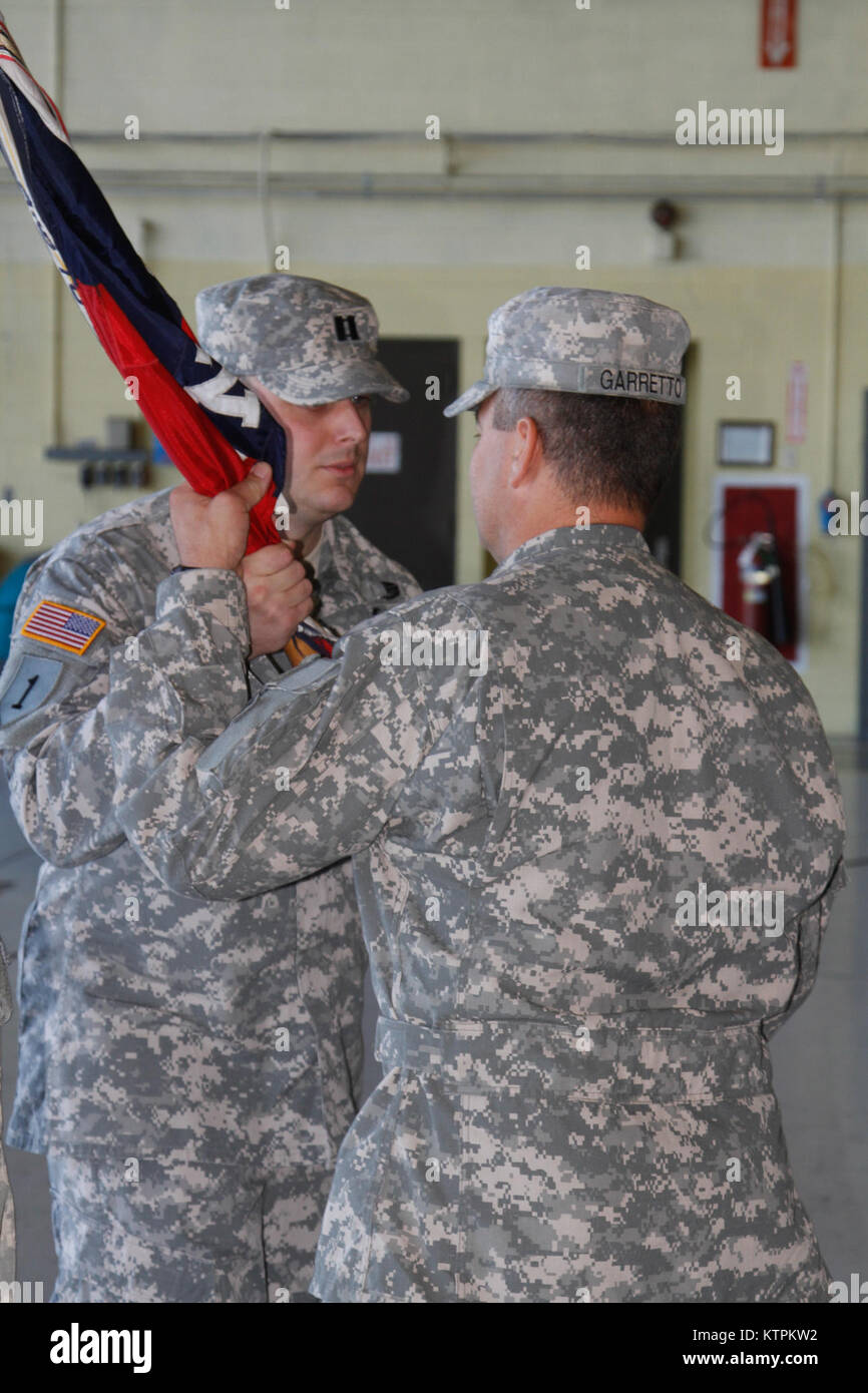 Headquarters and Headquarters Company incoming commander Capt. Jamie ...
