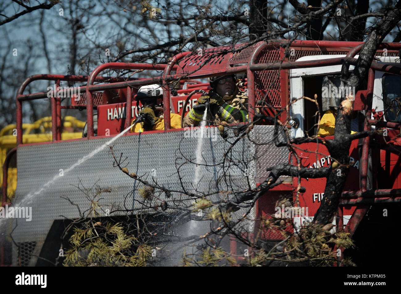 WESTHAMPTON BEACH, NY - Fire and Brush Trucks from the Westhampton ...