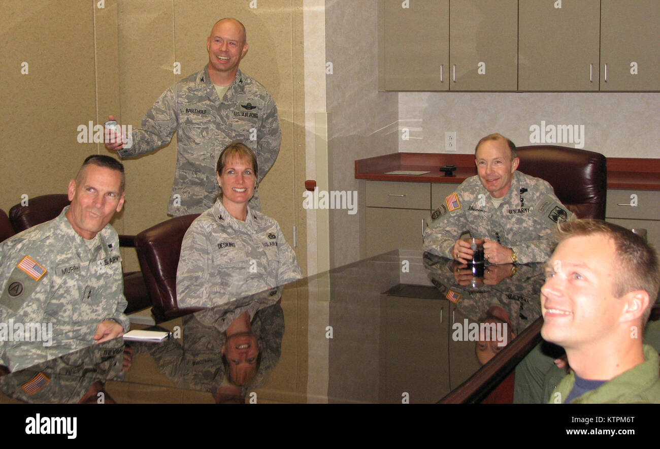 ROME- New York National Guard officers brief Gen. Charles Jacoby Jr ...