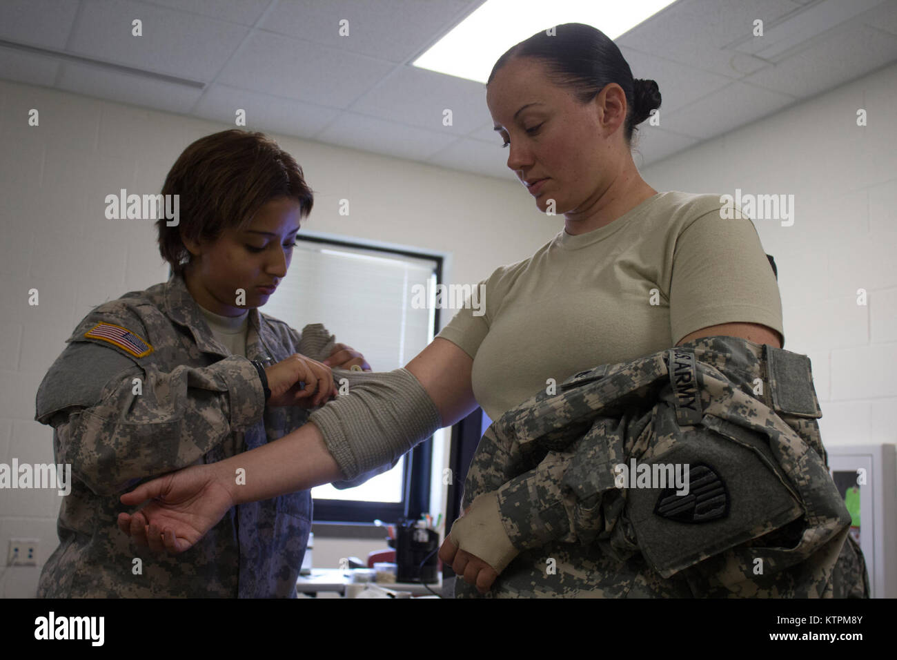 Pfc. Debbie Vasquez - Amaro and Pfc. Hana Afridonidze from the 369th ...