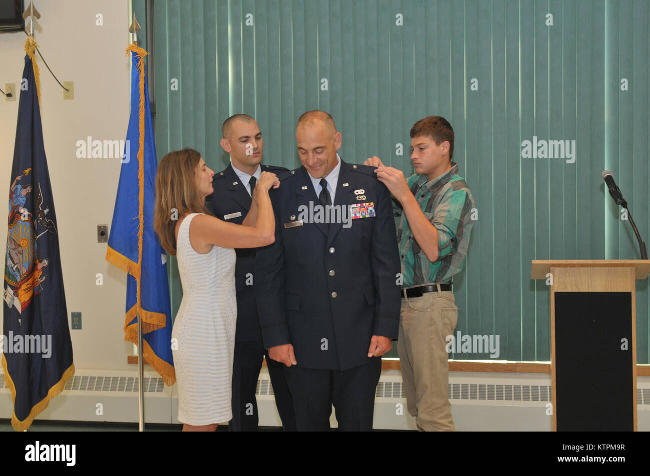 Newly promoted Col. Jeffrey Hedges, 109th Mission Support Group ...