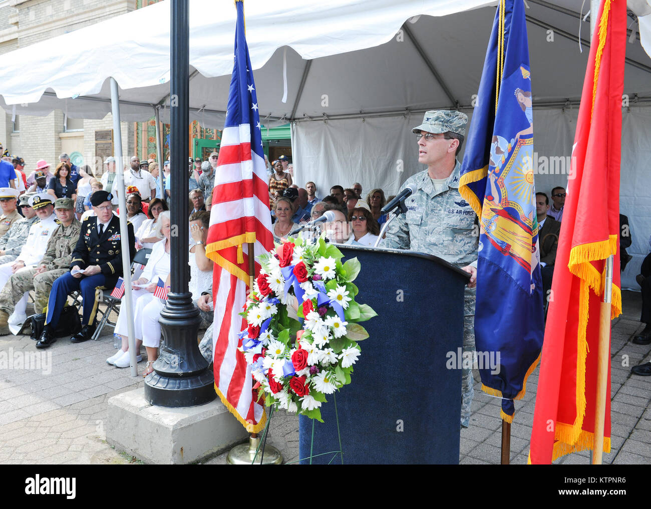 Col. Gregg Semmel, commander of the New York Air National Guard's 174th ...