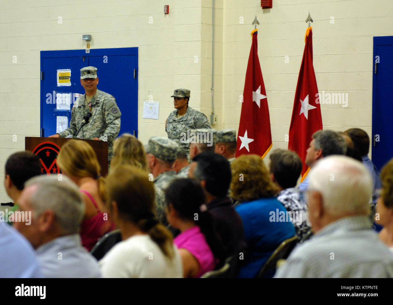Lt. Col. Scott Jessop, the departing 427th Brigade Support Battalion ...