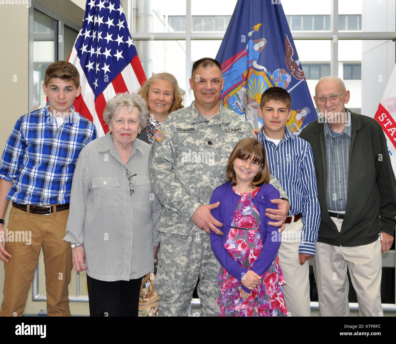 LATHAM, N.Y. -- NYARNG Lt. Col. Micheal Tagliafierro poses with his ...