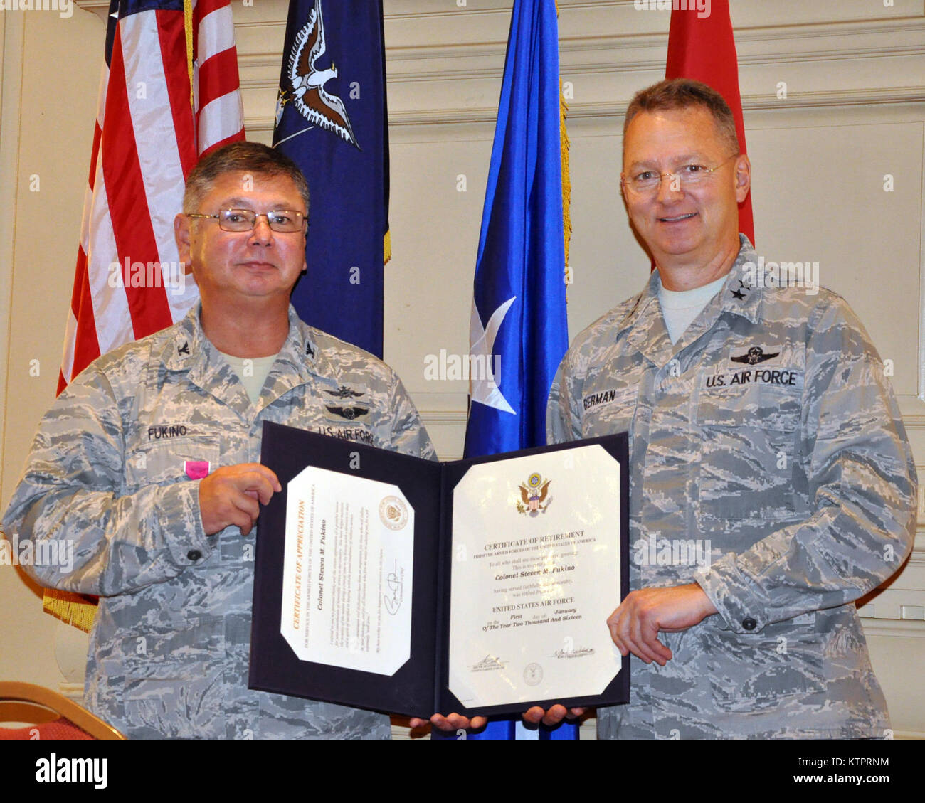 New York Air National Guard Col. Steve Fukino celebrated his retirement ...