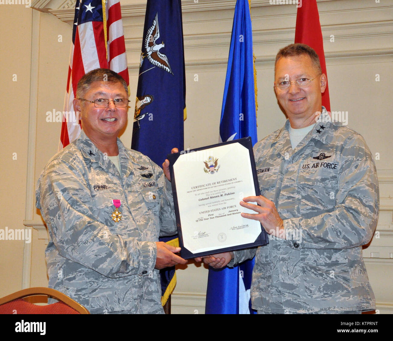 New York Air National Guard Col. Steve Fukino celebrated his retirement ...
