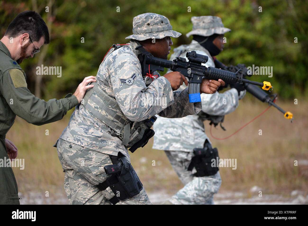 Airman First Class Jeremy Cooper and Staff Sgt. Josiah Crowell, both ...