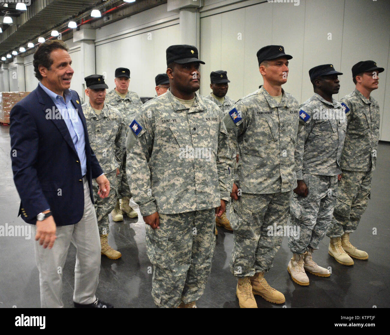 New York City- On November 23, 2015 over 30 soldiers from the New York ...