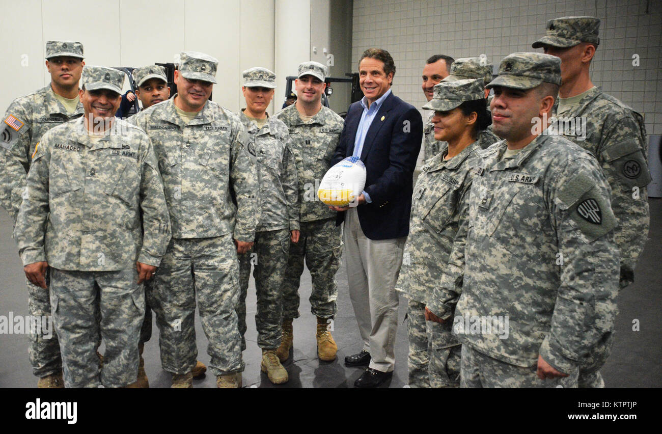 New York City- On November 23, 2015 over 30 soldiers from the New York ...