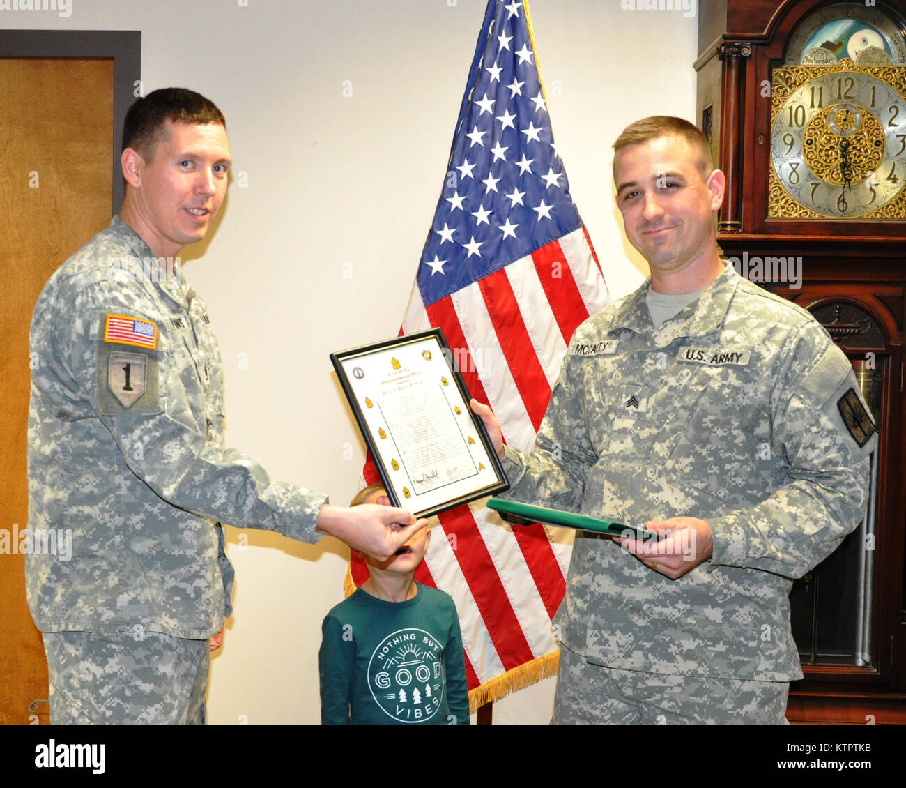 Sgt. Lucian McCarty was joined by his family for his promotion on ...