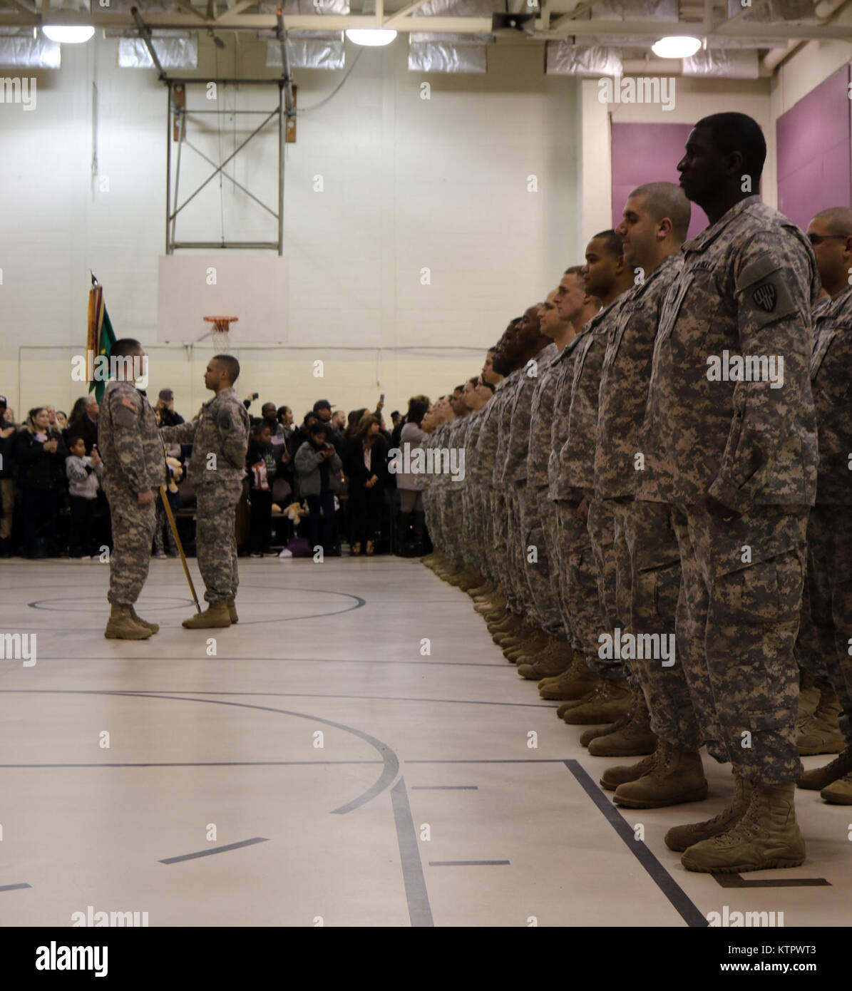 More than 120 members of the New York Army National Guard's 442nd ...