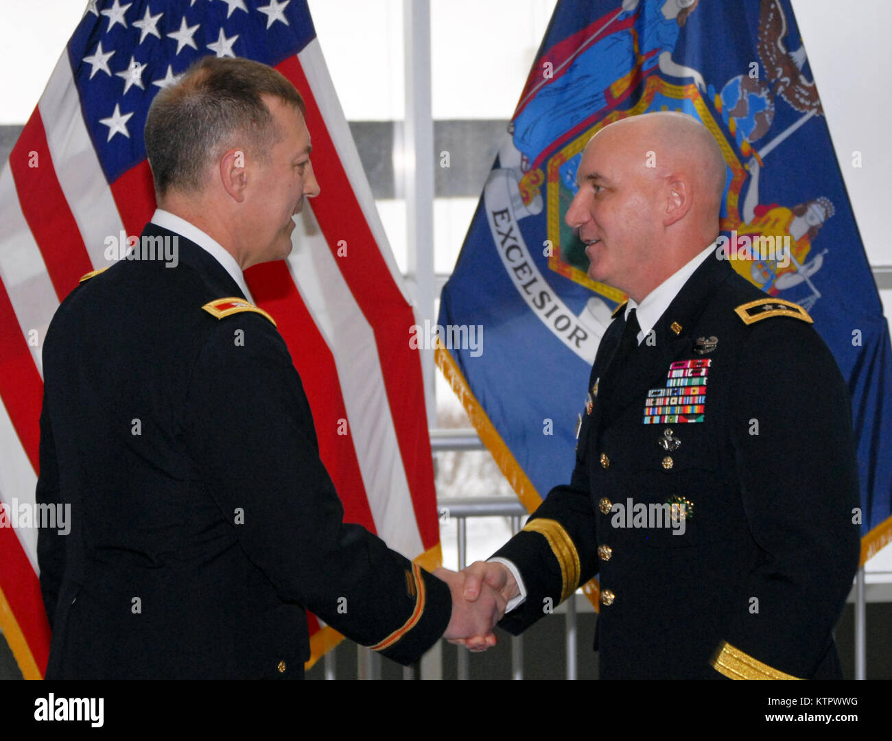 Maj. Gen. Brian J. McKiernan, commanding general of First Army Division ...