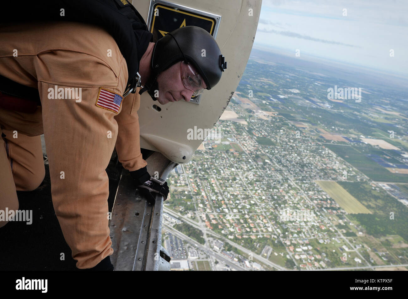 HOMESTEAD AIR RESERVE BASE, FL - A member of the U.S. Army's Golden ...