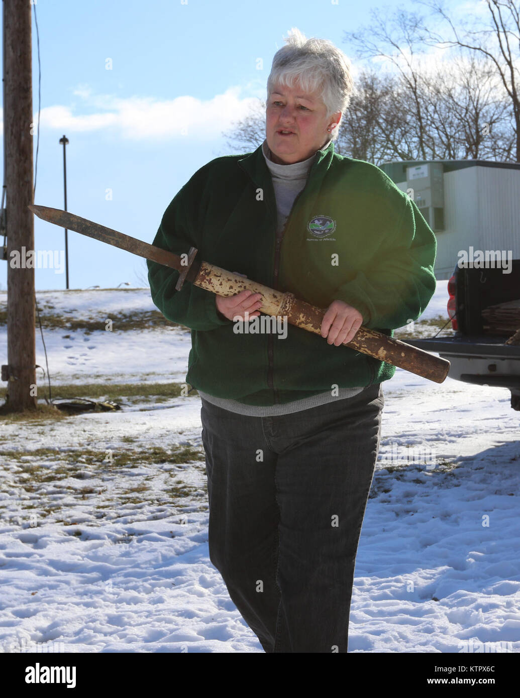 Pat Vissering, an employee with the New York State Department of ...