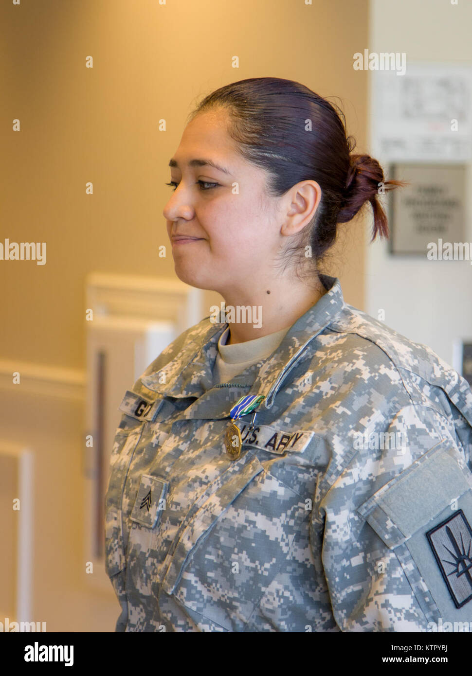 Sgt. Janet Guzman, an administration sergeant for the New York Army ...