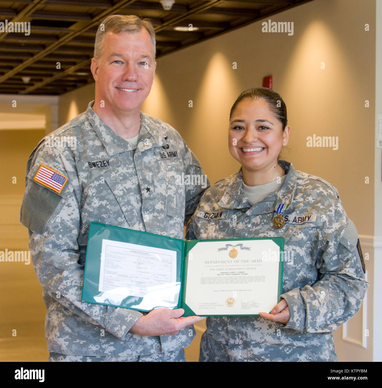 Sgt. Janet Guzman, an administration sergeant for the New York Army ...