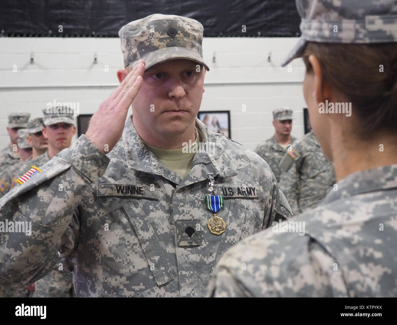 Spc. Kyle Winne, a Delmar resident and a soldier with the 42nd Infantry ...