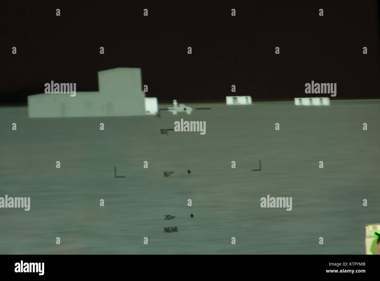 LATHAM, N.Y. -- A computer screen depicts an enemy vehicle (center ...