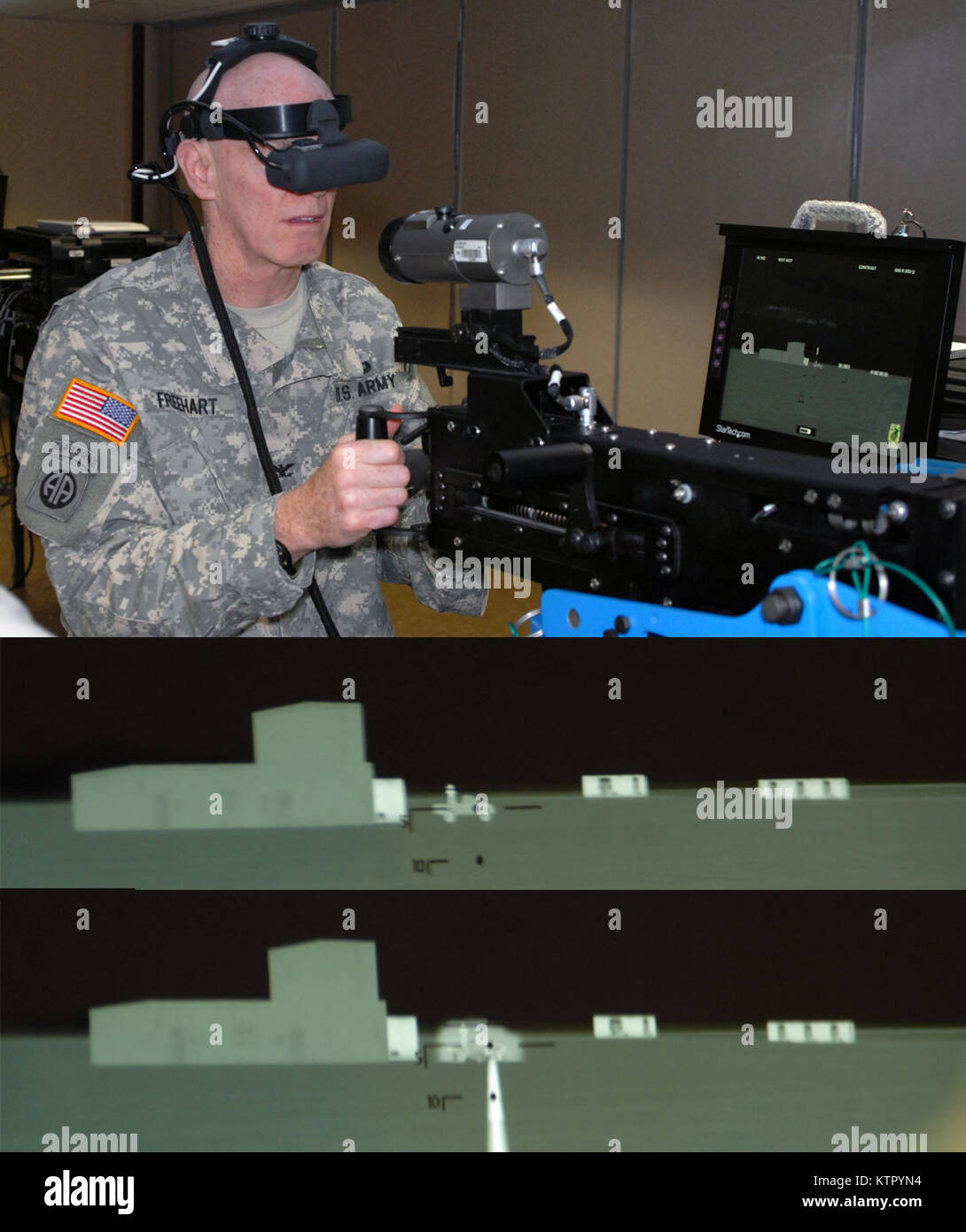 LATHAM, N.Y -- New York Army National Guard Col. James Freehart engages ...