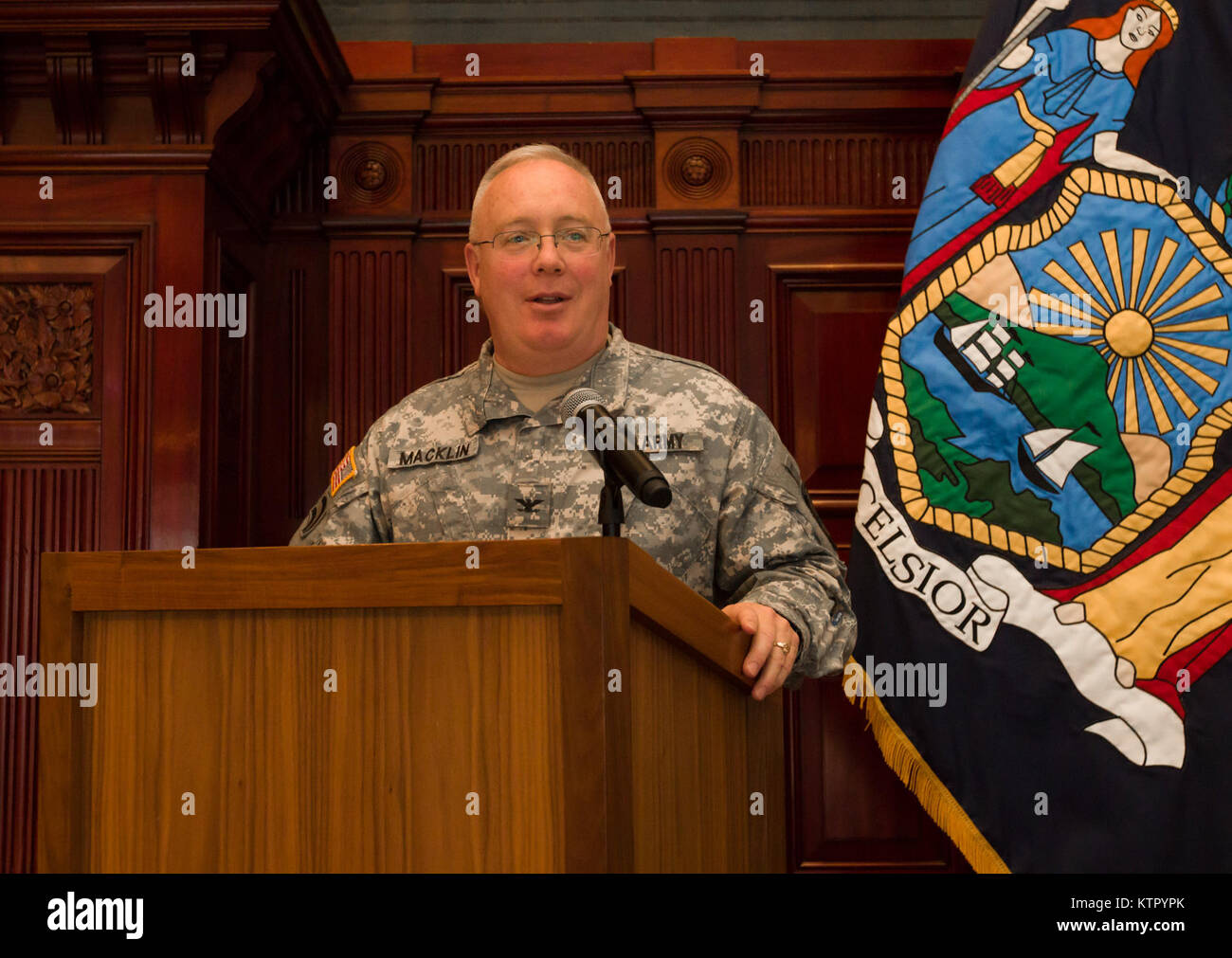 Col. Patrick R. Macklin receives command of the 53rd Digital Liaison ...