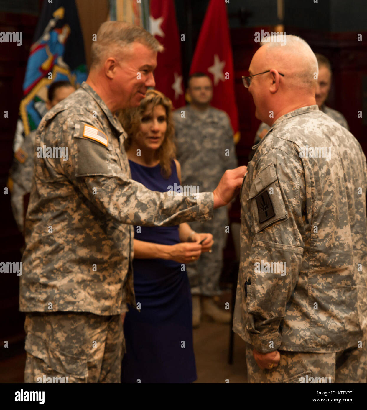 Col. Patrick R. Macklin is promoted to the rank of colonel in a ...