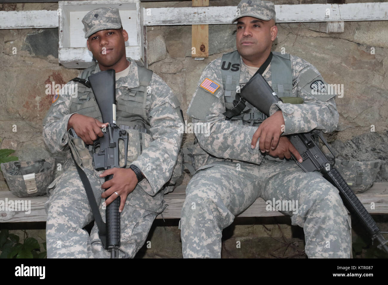 New York Army National Guard Spcs. Starlin Martinez from the Bronx ...