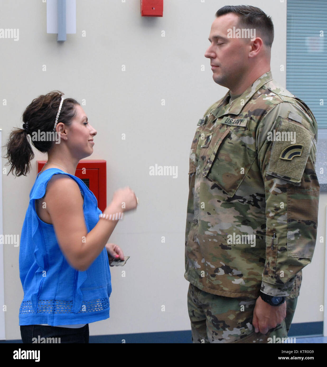 LATHAM, N.Y. – Erin Brunner smiles after ceremoniously punching the ...