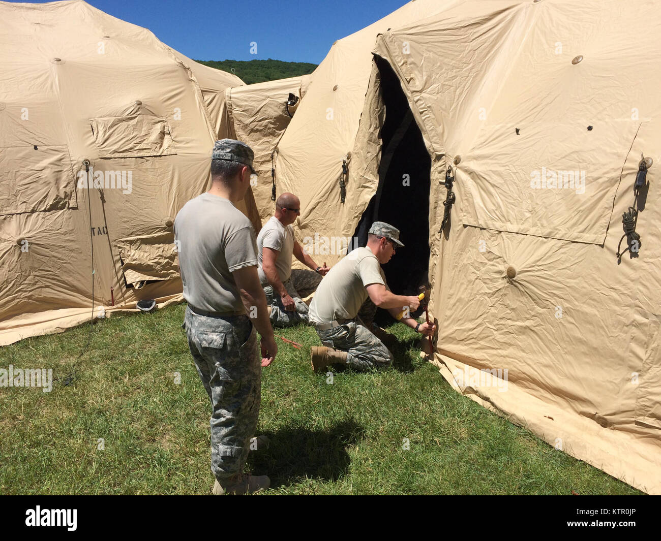 Camp Smith, NY – LTC Frank, Major Alfano, and SSG Harris, provide the ...