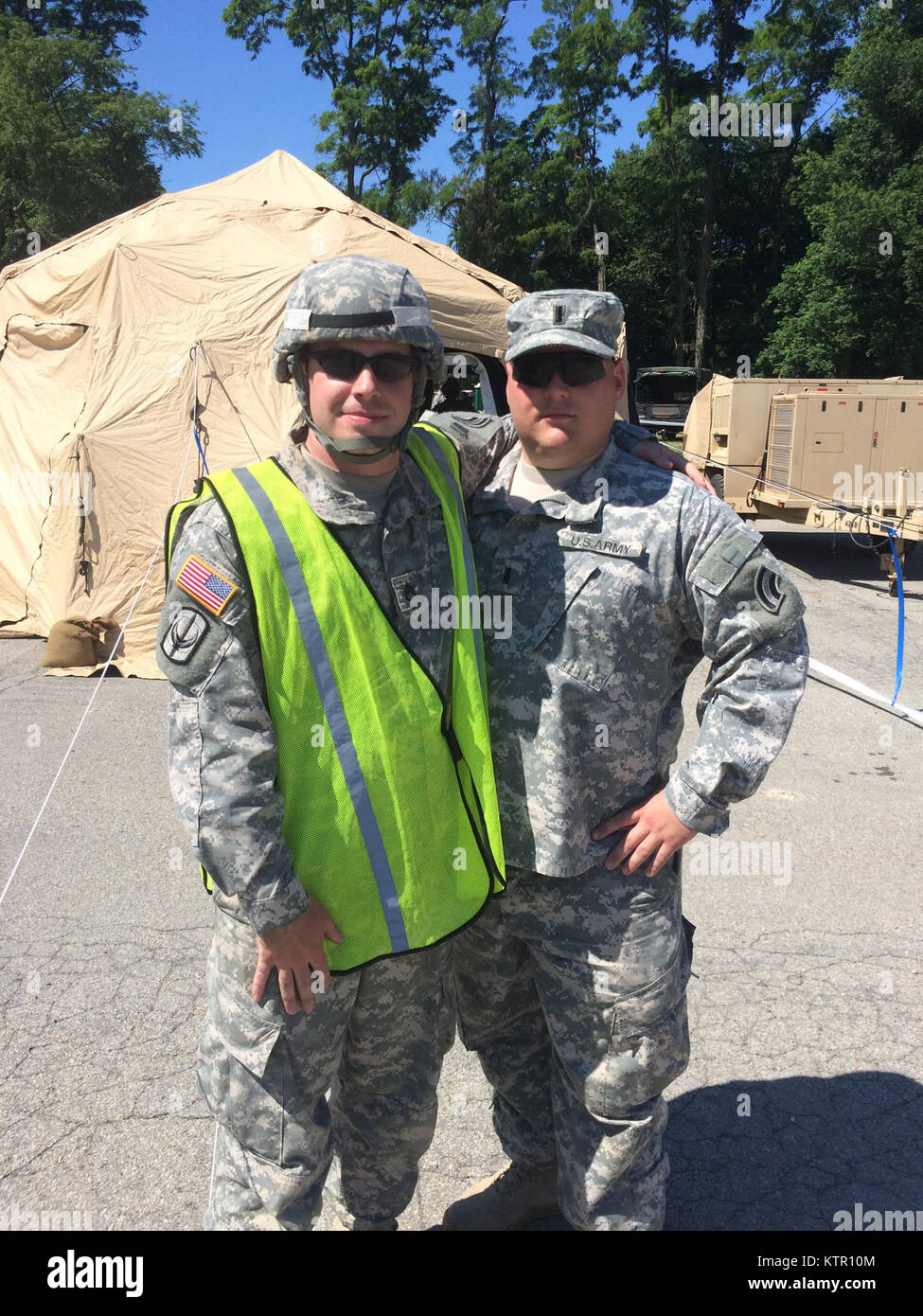 Camp Smith, NY – 1LT Kester and SSG Blaine, assigned to I&S, prepare ...