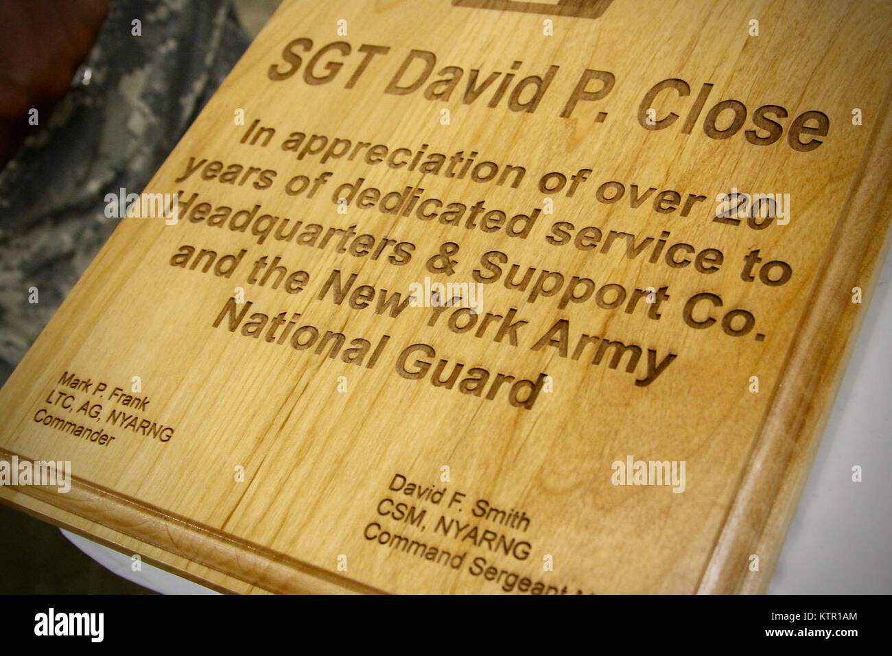 Sgt. David Close of Selkirk retired at the Troy Armory July 10 after ...