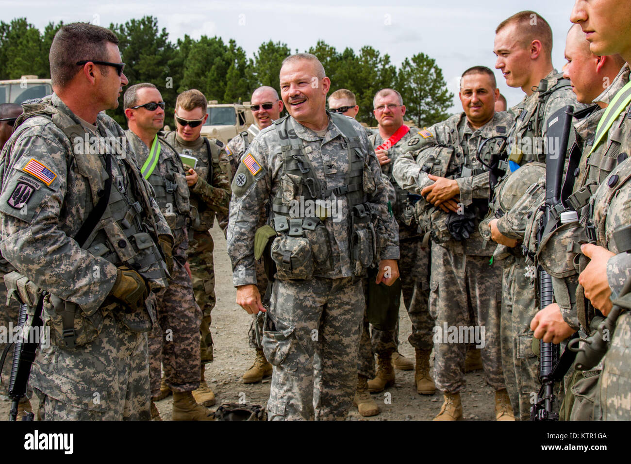 U.S. Army Reserve Col. Robert Benjamin, the commander of the 655th ...