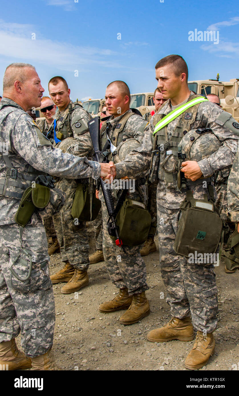 U.S. Army Reserve Col. Robert Benjamin, the commander of 655th Regional ...
