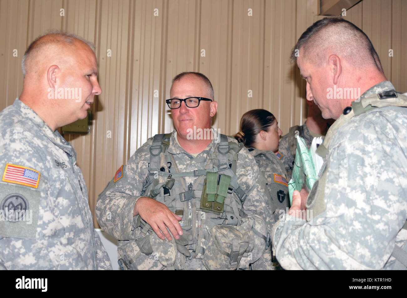New York Army National Guard Commander Brig. Gen. Raymond Shields (left ...