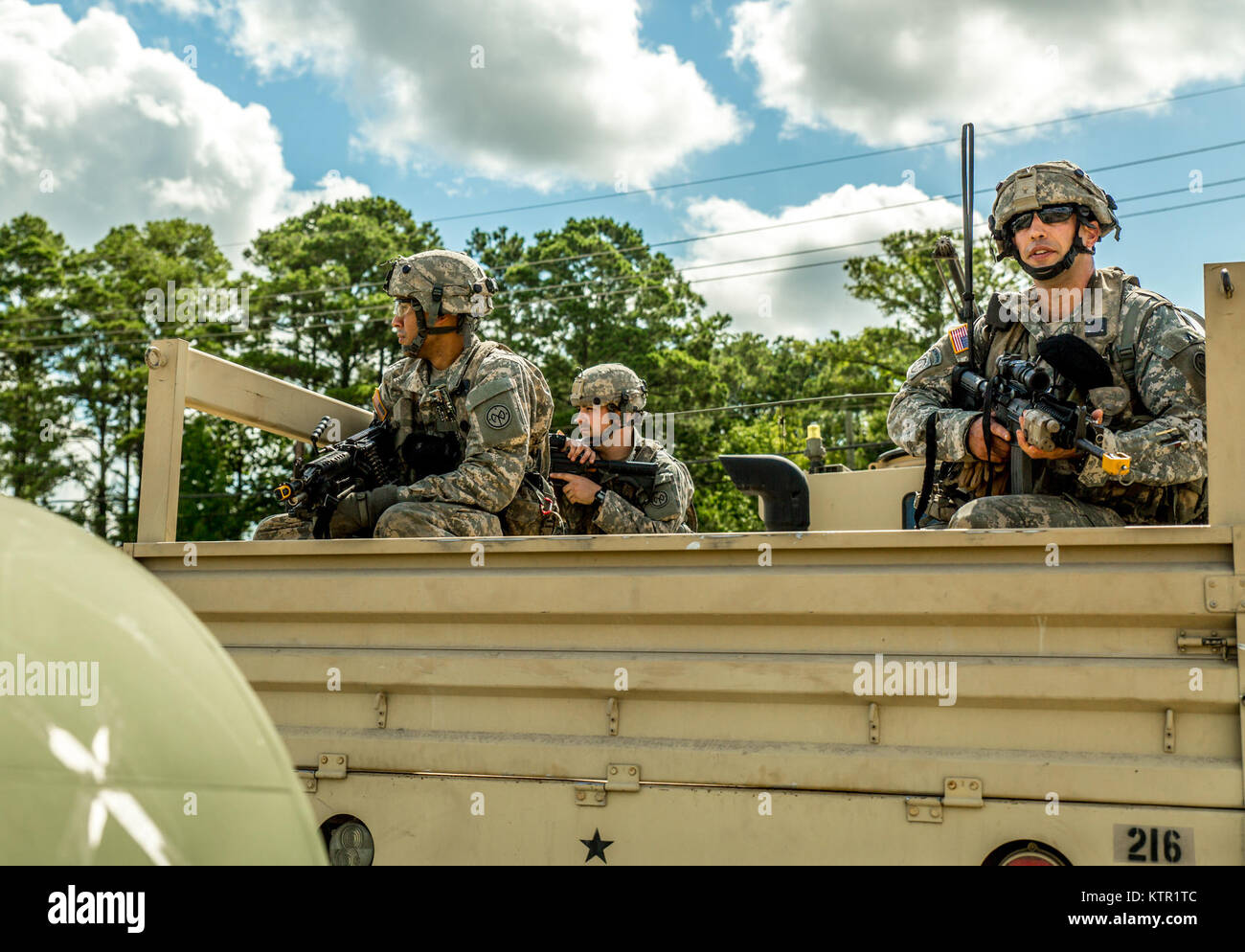 Soldiers attached to the 27th Infantry Brigade Combat Team prepare to ...