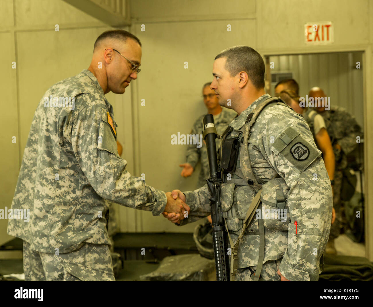 Lt. Col. Paul Groteluschen, commander of the 109th Medical Battalion ...