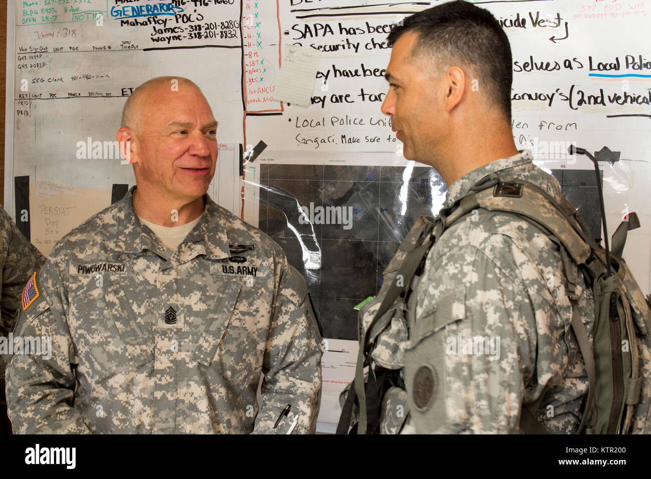 New York State Command Sgt. Major David Piwowarski, the senior enlisted ...