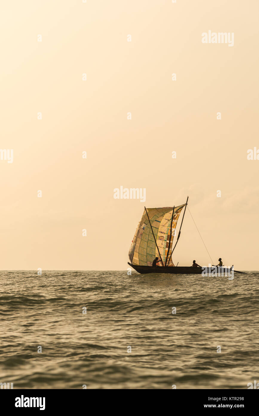 Fisherman in sailing boat hi-res stock photography and images - Alamy