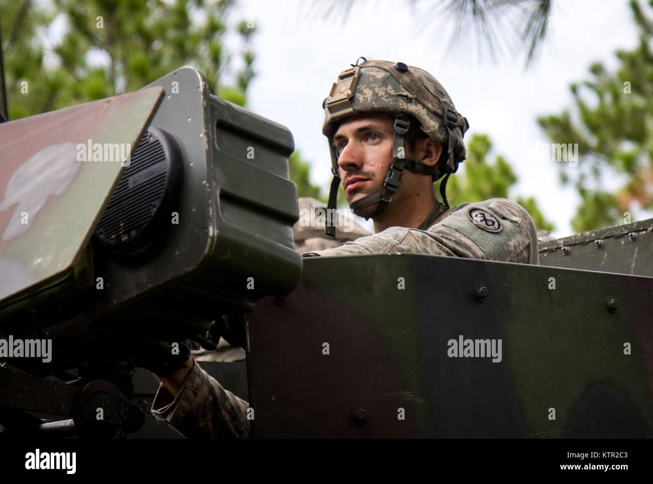 New York Army National Guard Pfc. Mathew Smithers, a cavalry scout with ...