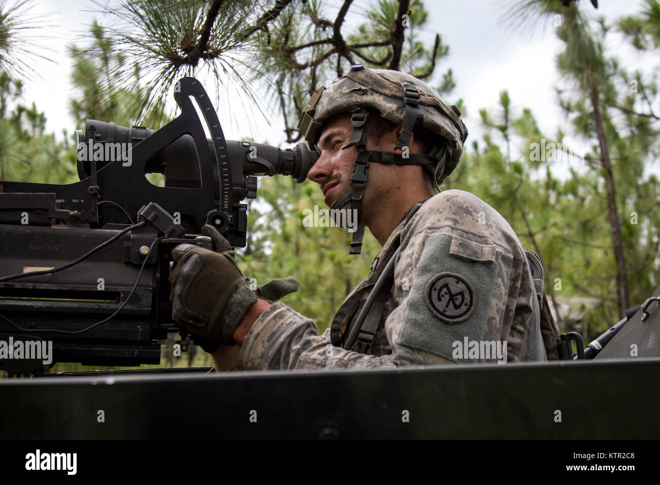 New York Army National Guard Pfc. Mathew Smithers, a cavalry scout with ...