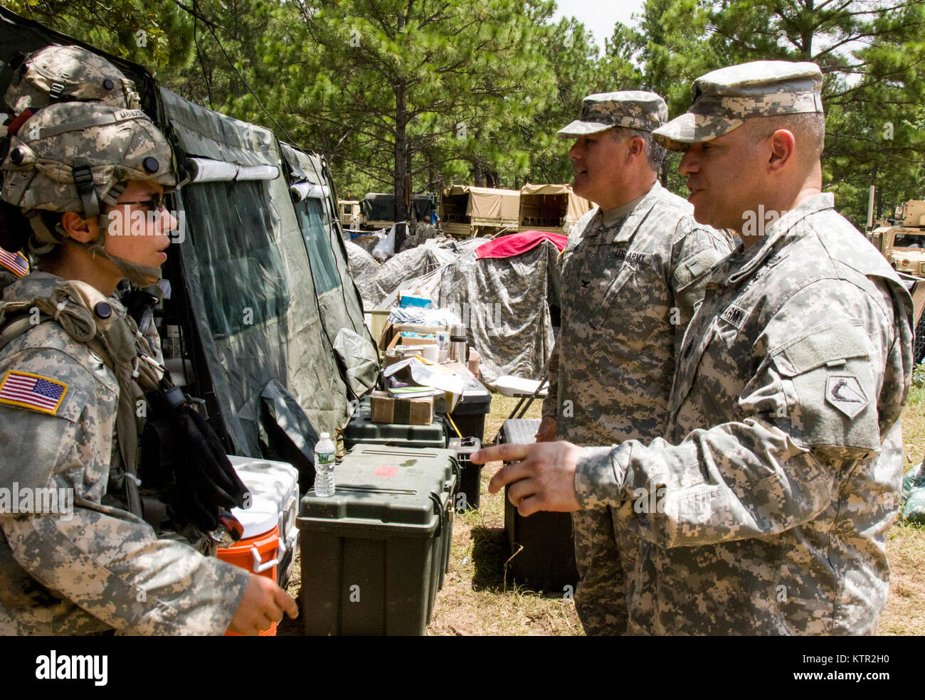 Massachusetts Army National Gurards Commander Col. Michael Finer and ...